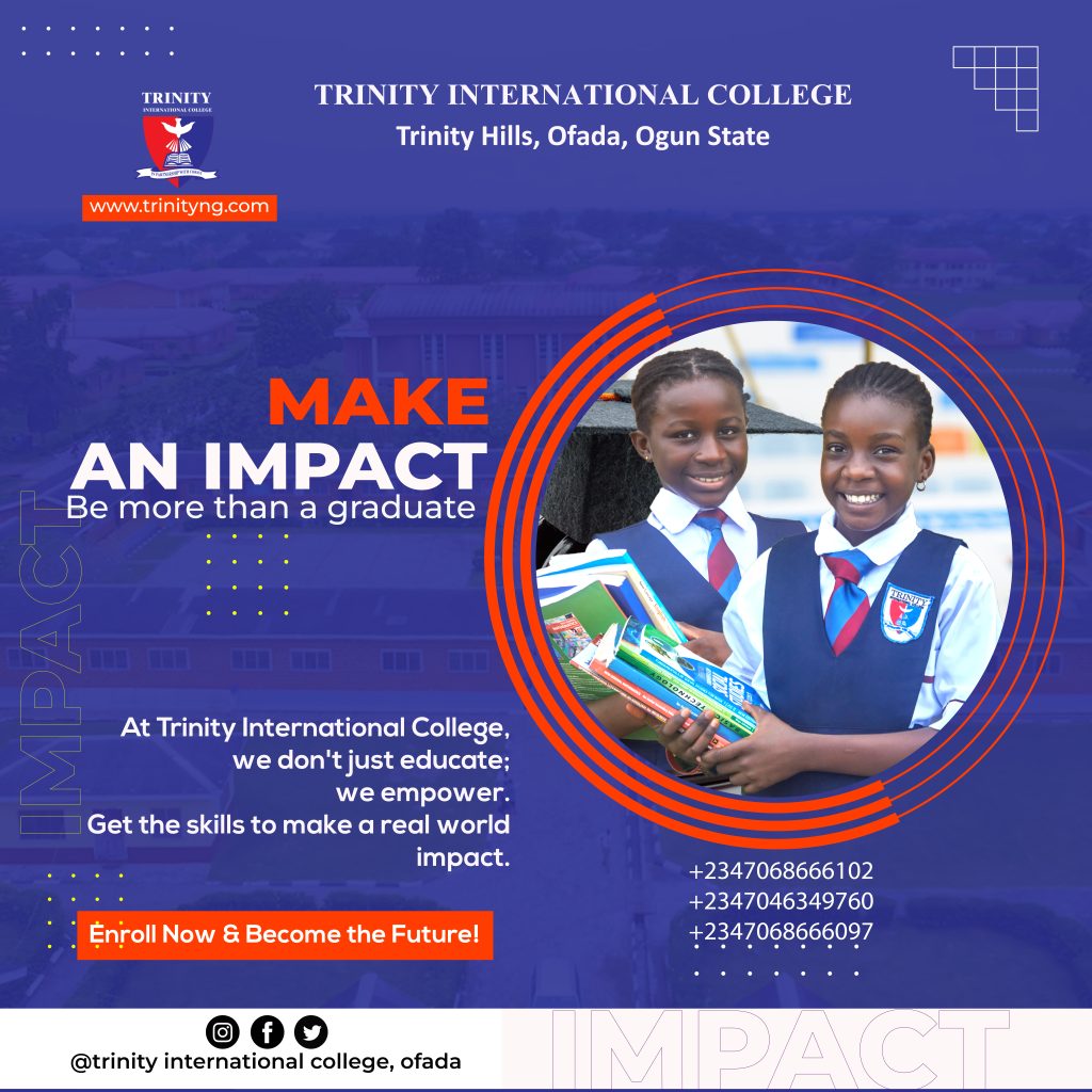 Welcome to Trinity International College (A.K.A TRICOL)